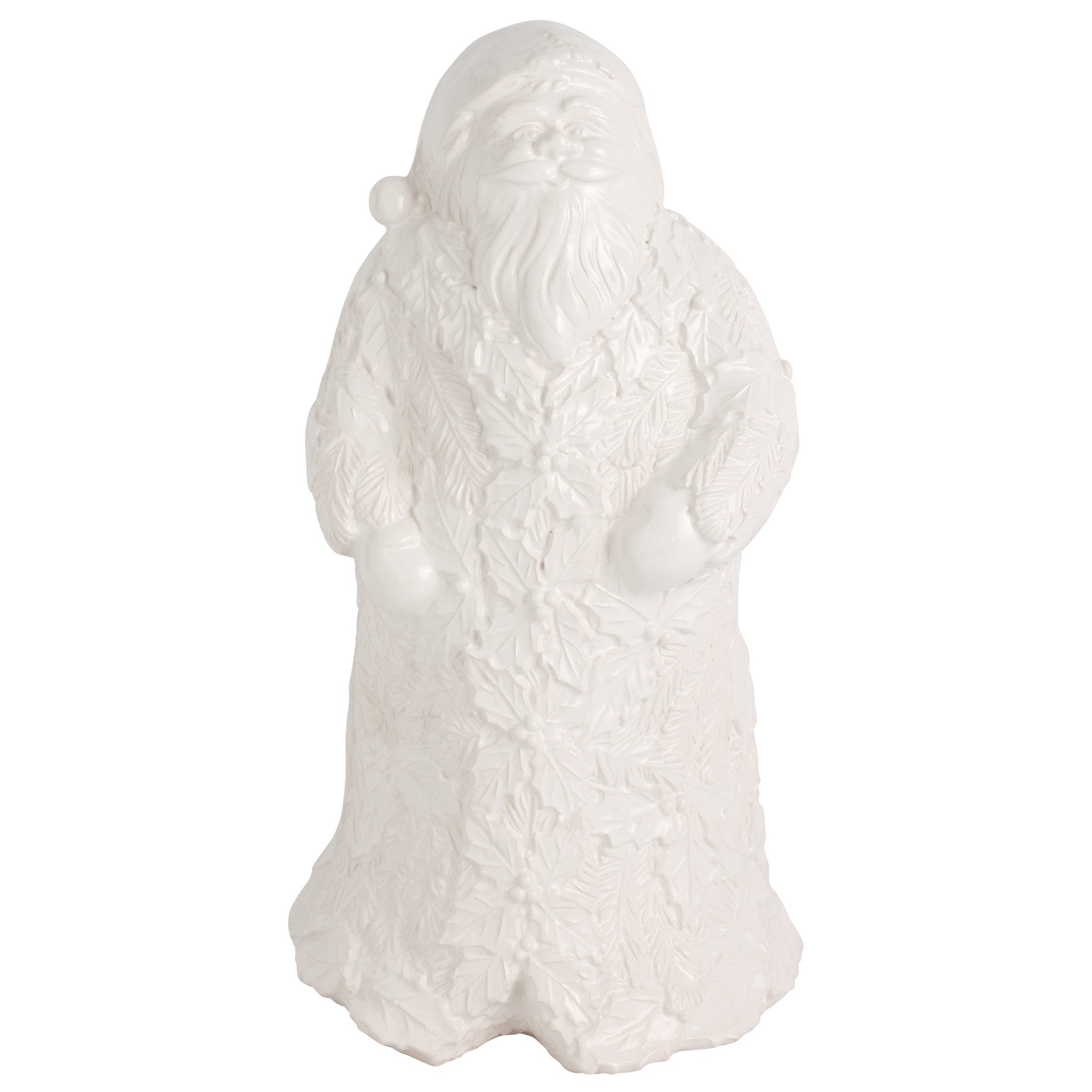 Lastra Holiday Figural Santa with Foliage – Elizabeth Lamont